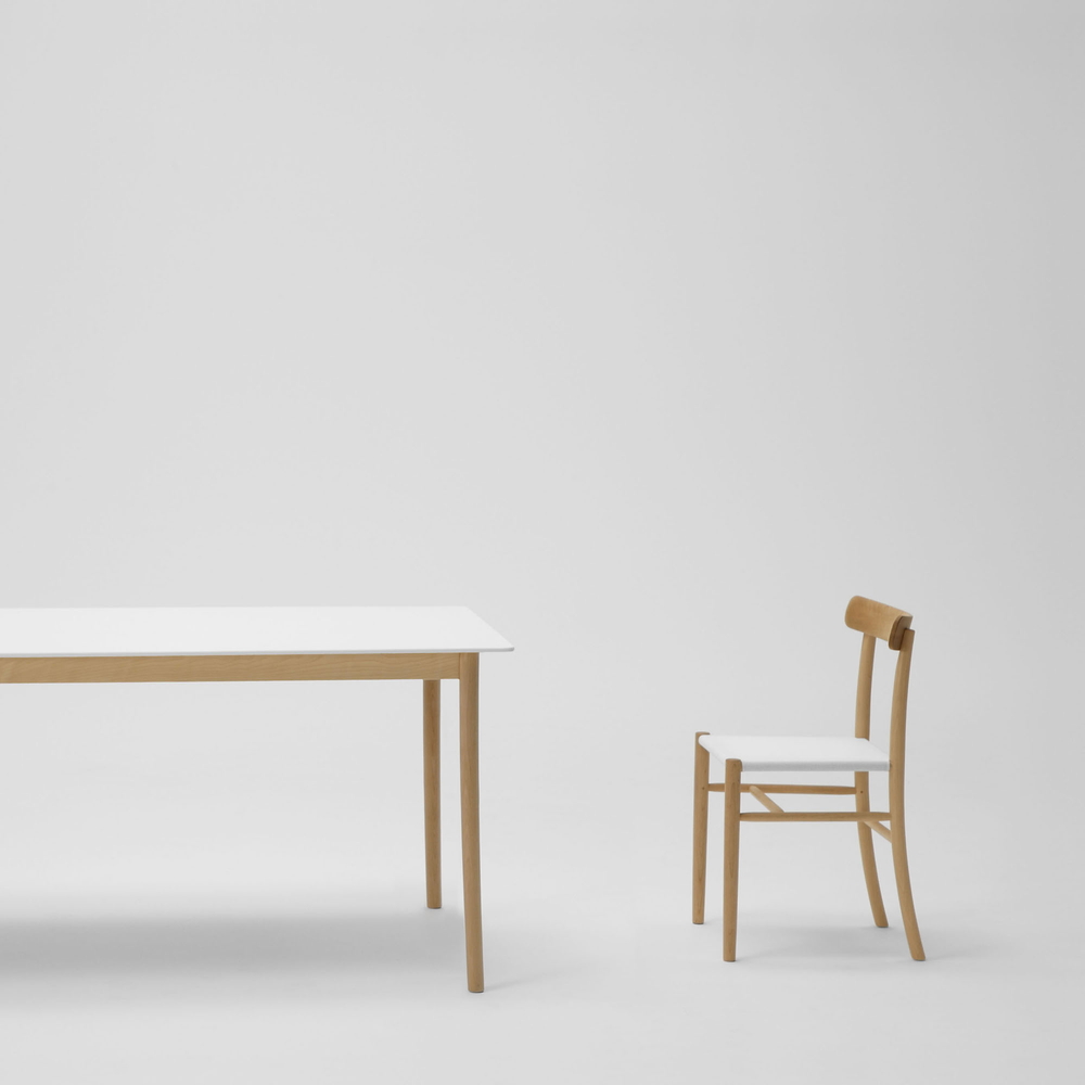 TABLE 180 (rectangular, corianⓇ top) | Products | Maruni Wood Industry