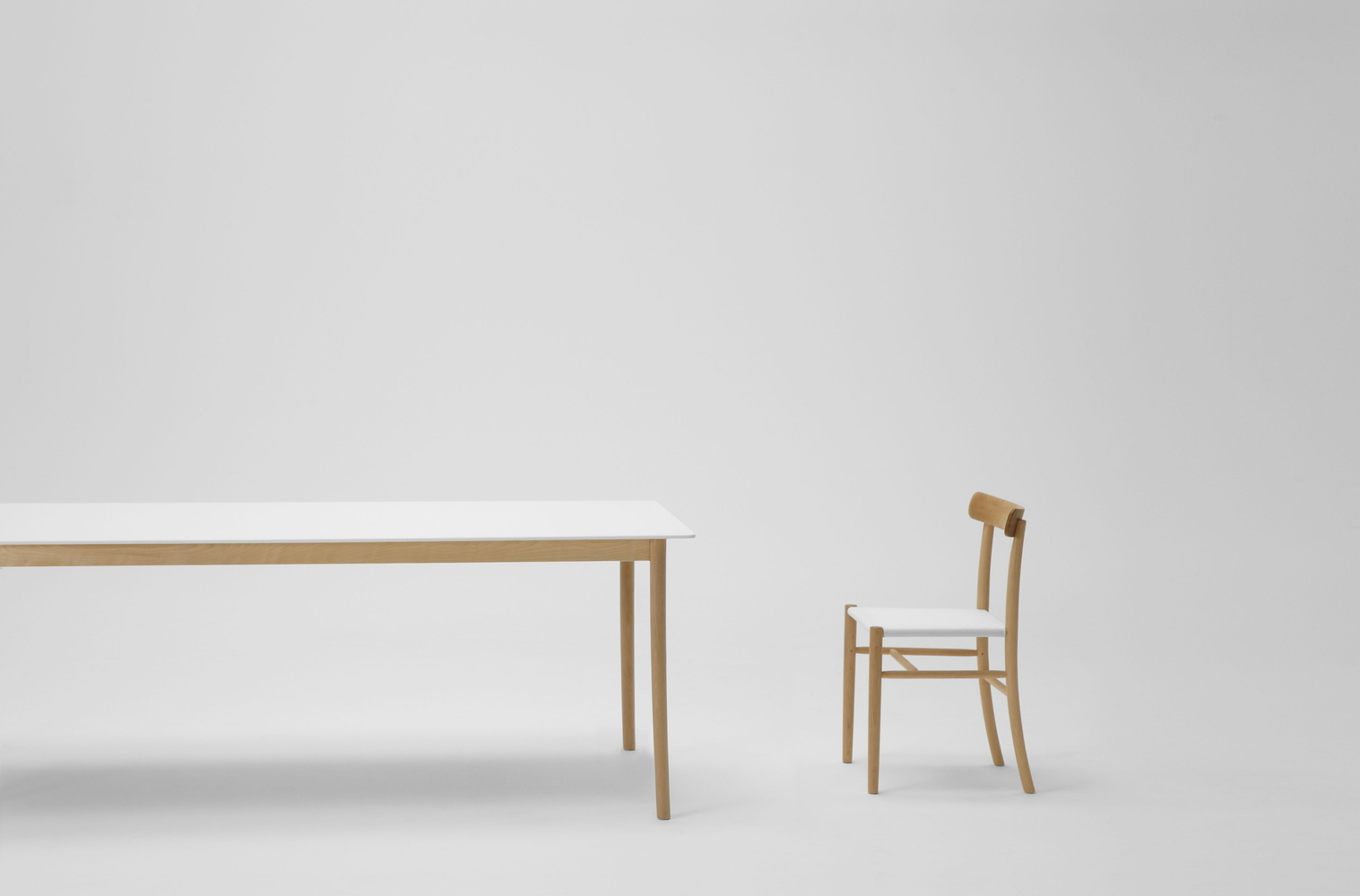 TABLE 220 (rectangular, corianⓇ top) | Products | Maruni Wood Industry