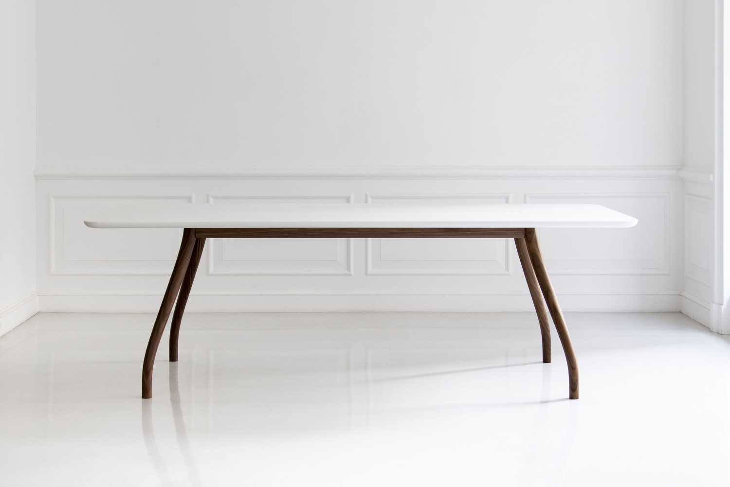 TABLE 180 (rectangular, corianⓇ top) | Products | Maruni Wood Industry